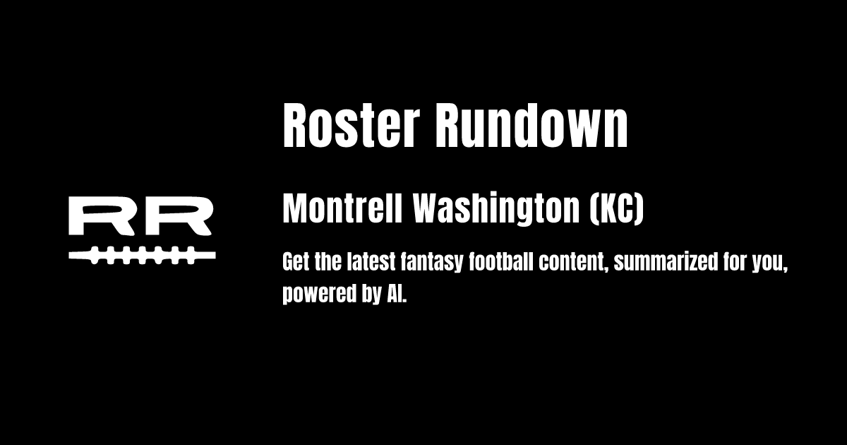 Montrell Washington (KC)