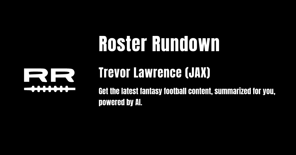 Trevor Lawrence (JAX)